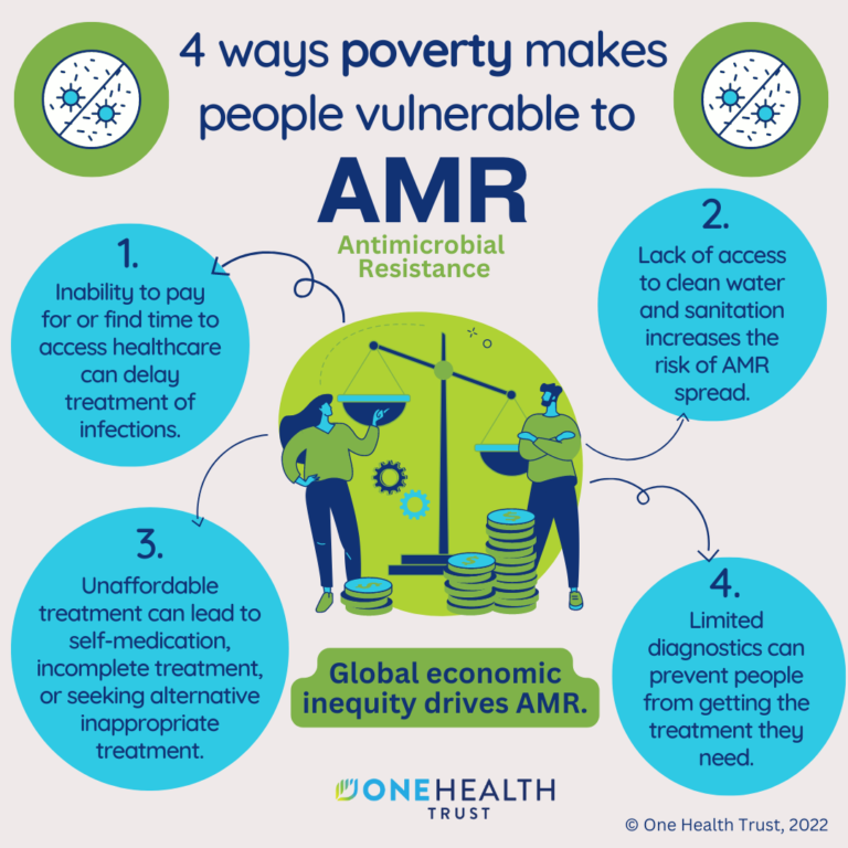 4 ways poverty makes people vulnerable to AMR Antimicrobial Resistance - One Health Trust